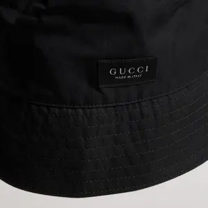 Gucci Cotton Canvas Bucket Hat - Black