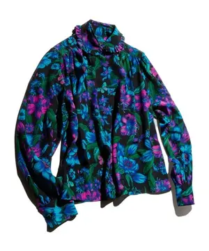 Gucci Floral Print Silk Crêpe De Chine Shirt