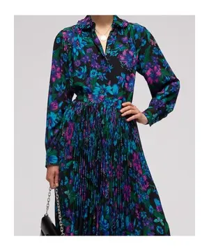 Gucci Floral Print Silk Crêpe De Chine Shirt
