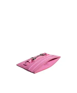 Gucci Card Case With Horsebit - Bright Pink