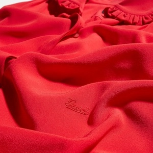 Gucci Silk Crêpe De Chine Shirt With Embroidery