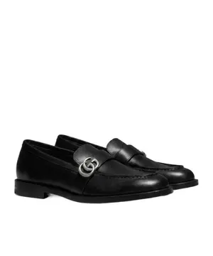 Gucci Loafer With Double G - Black