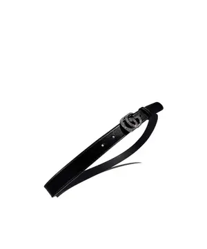 Gucci Double G Buckle Belt - Black