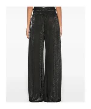 Gucci Jersey Pants With Iridescent Effect - Black
