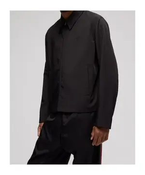 Gucci Stretch Polyester Zip Jacket With Embroidery