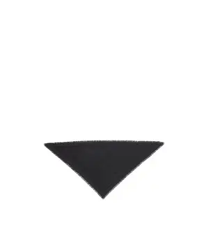 Gucci Double G Silk Wool Shawl - Black