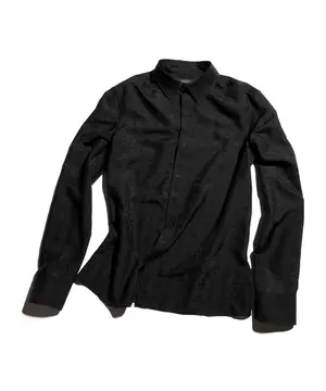 Gucci Silk Habotai Jacquard Shirt