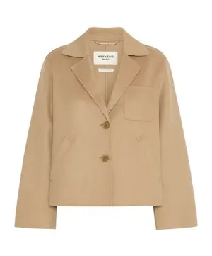 Max Mara Wkdpelota Button-up Cropped Jacket - Nude