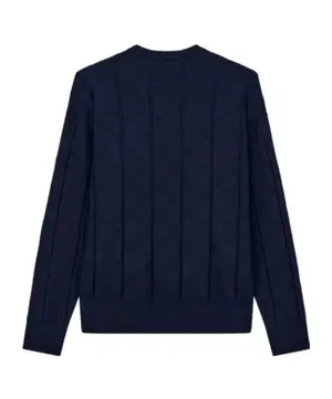 Giorgio Armani Sweater Regular Fit Chevron Virgin Wool
