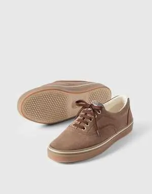 Brunello Cucinelli Suede Sneakers