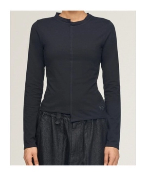 Y3 Fitted Long Sleeve Tee