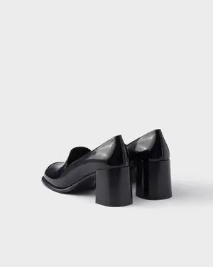 Prada Brushed Leather Loafers