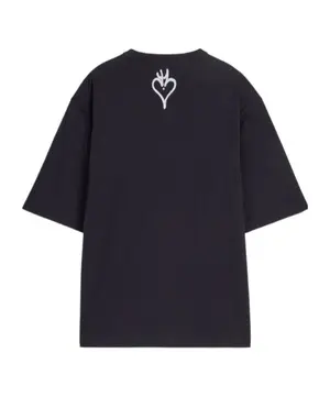 Y3 Skull Graphic T-shirt In /red