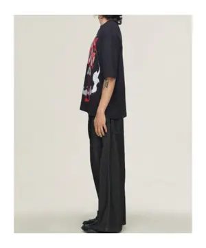 Y3 Skull Graphic T-shirt In /red