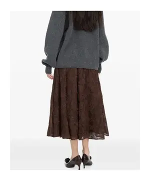 ROTATE BY BIRGER CHRISTENSEN Floral-mesh Sun Skirt