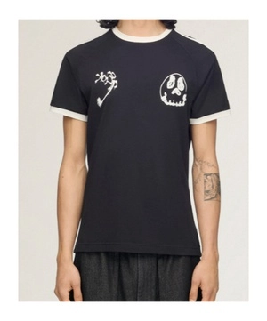 Y3 Skull-print 3-stripes T-shirt