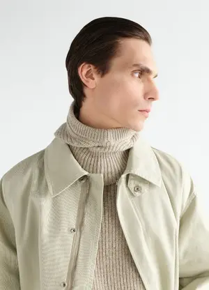LEMAIRE Alpaca And Yak Wool Blend Balaclava - Beige / Oat