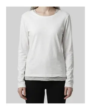 THE ROW Kalto Long Sleeve T-shirt - Off-white