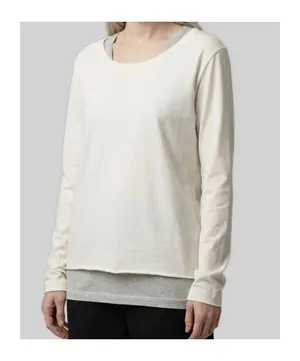 THE ROW Kalto Long Sleeve T-shirt - Off-white