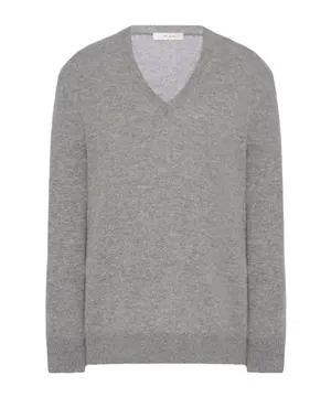 THE ROW Long-sleeved Sweater - Light Gray Blend