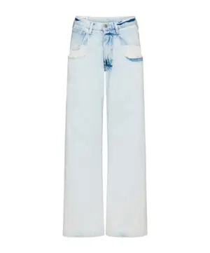 MAISON MARGIELA Bleached Straight-leg Jeans - Light Indigo