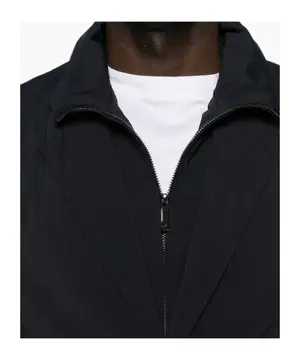 Emporio Armani Layered-effect Notched-lapel Blazer