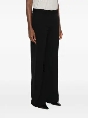 THE ROW Coleman Wool Gabardine Bootcut Trousers