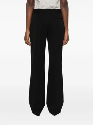 THE ROW Coleman Wool Gabardine Bootcut Trousers