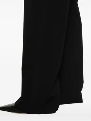 THE ROW Coleman Wool Gabardine Bootcut Trousers