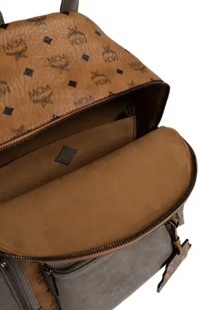 Mcm Stark Medium Visetos-print Backpack