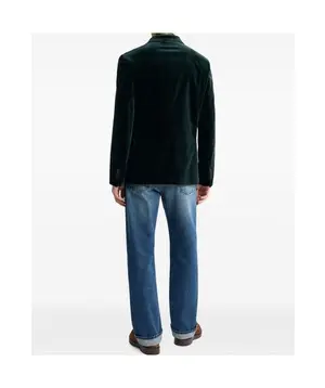 Etro Single-breasted Stretch Cotton Velvet Jacket