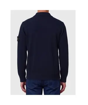 Stone Island Long-sleeve Polo-collar Sweater