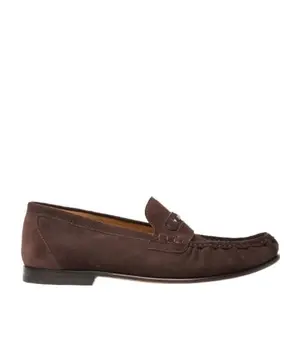 Fendi Scrunch Loafers With Logo Detailing - Brown