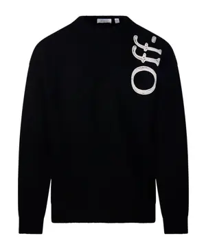 Off-White Crew-neck Pullover - Black