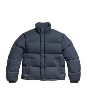 Canada Goose Logo Patch High-neck Down Jacket - Mulan