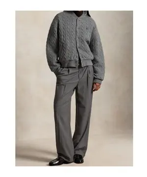 Polo Ralph Lauren Cable-knit Bomber Jacket