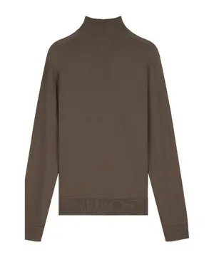 Giorgio Armani Slim-fit High-neck Virgin Wool Sweater