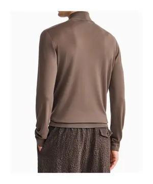 Giorgio Armani Slim-fit High-neck Virgin Wool Sweater
