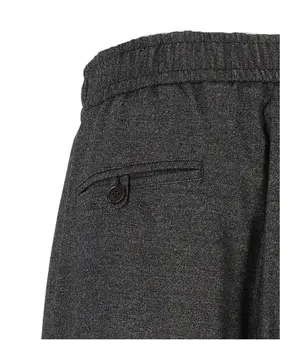Giorgio Armani Elastic-waist Wide-leg Trousers