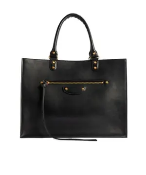 Balenciaga Le City Sleek Tote Bag Large - Black