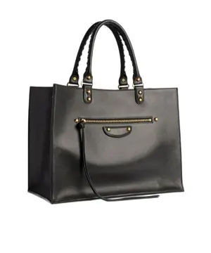 Balenciaga Le City Sleek Large Tote Bag - Black