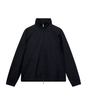 Emporio Armani Raglan-sleeve Zip-up Sweatshirt - Navy Blue