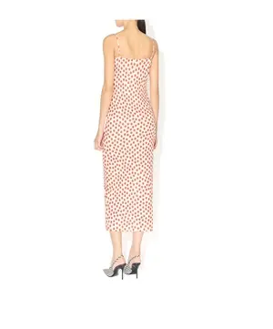 Alaïa Polka Dot Midi Dress - No