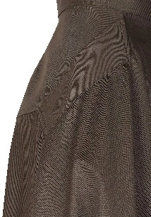 Burberry Belted Twill Midi Skirt