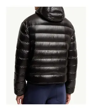 Moncler Forzo Logo Patch Down Jacket - Black