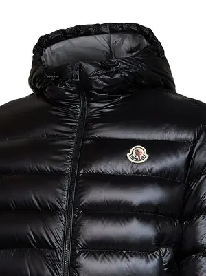 Moncler Forzo Logo Patch Down Jacket - Black