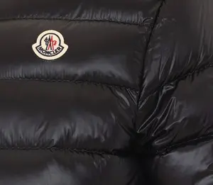 Moncler Forzo Logo Patch Down Jacket - Black