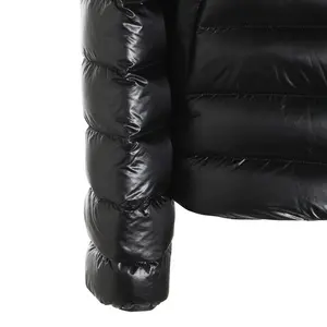 Moncler Forzo Logo Patch Down Jacket - Black