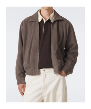 FRAME Suede Blouson Jacket