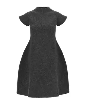 JIL SANDER Short-sleeved Dress - Gray